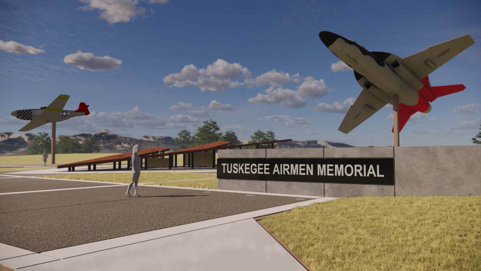 Tuskegee Red Tails Monument | Saunders